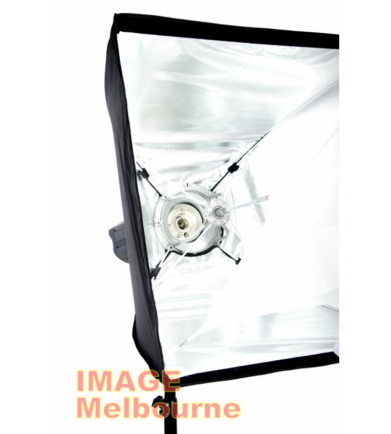 60 x 60cm Qikbox square easy pop up softbox with grid