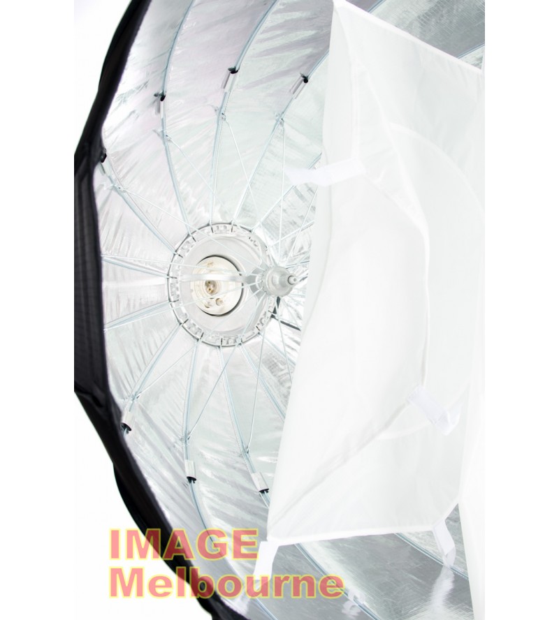 120cm DEEP Octagonal Qikbox easy pop up softbox with grid