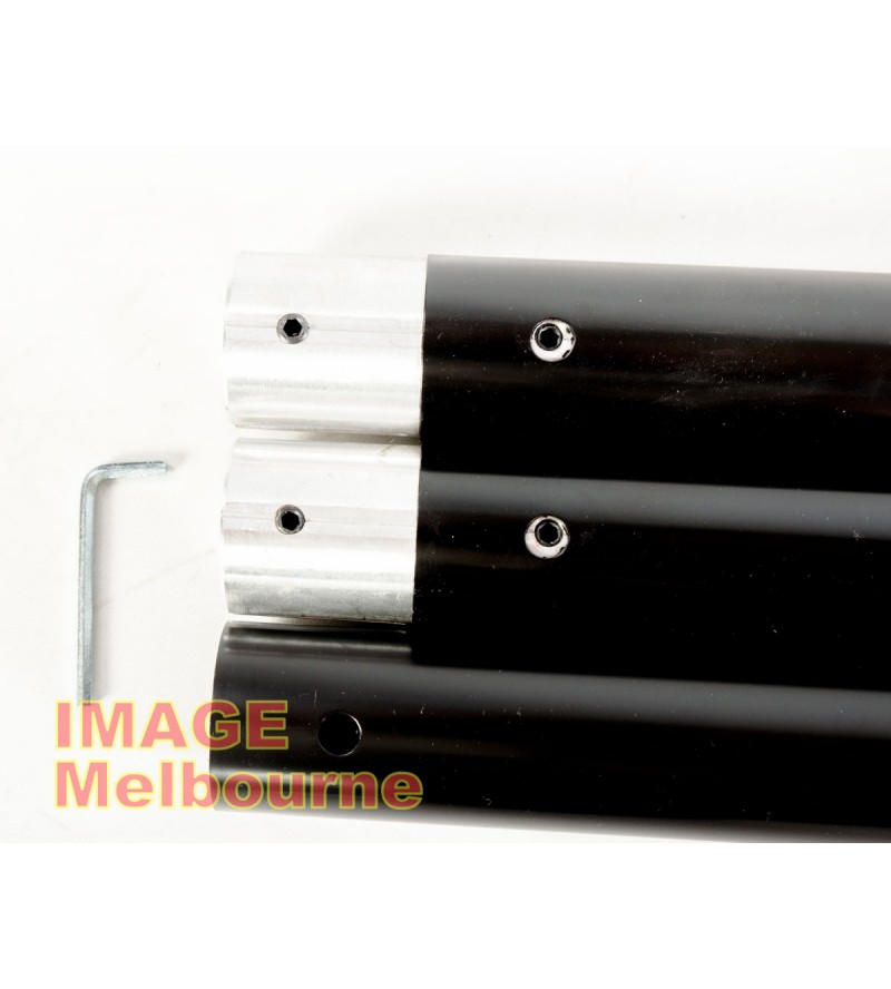 Aluminium 3 piece 3m long expans backdrop core tube