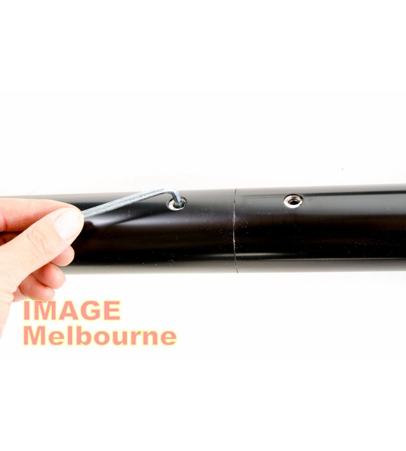 Aluminium 3 piece 3m long expans backdrop core tube